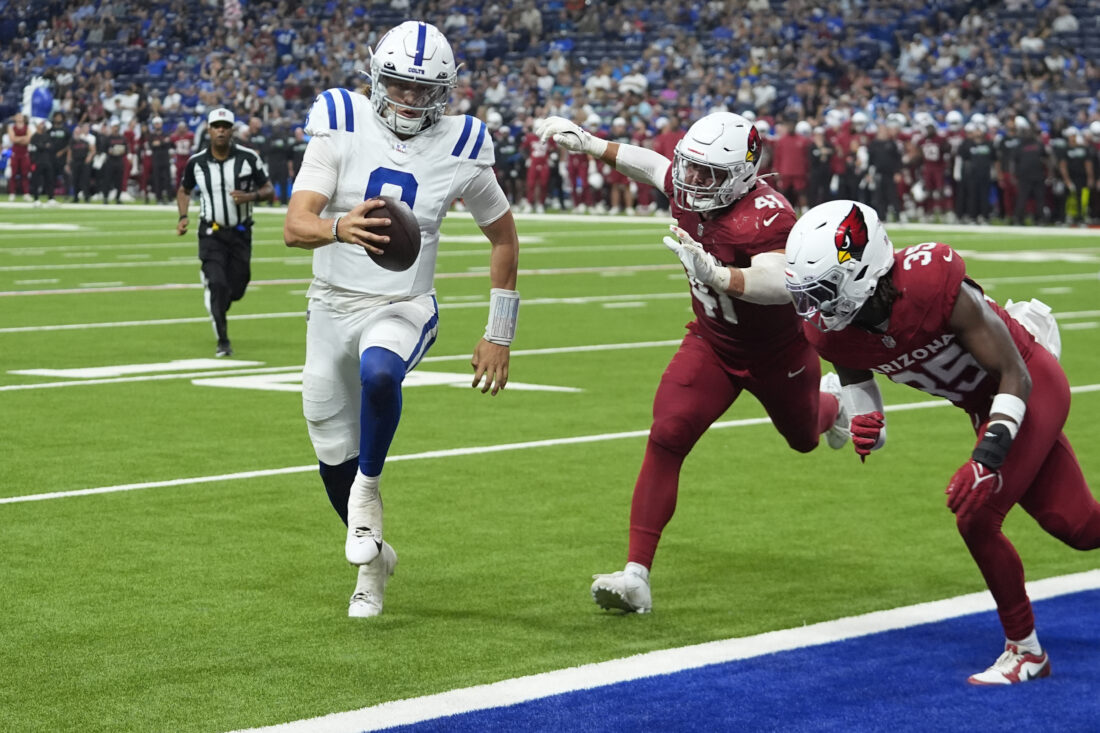 Bean, other Colts backups rush for 3 scores to beat Cardinals in ...